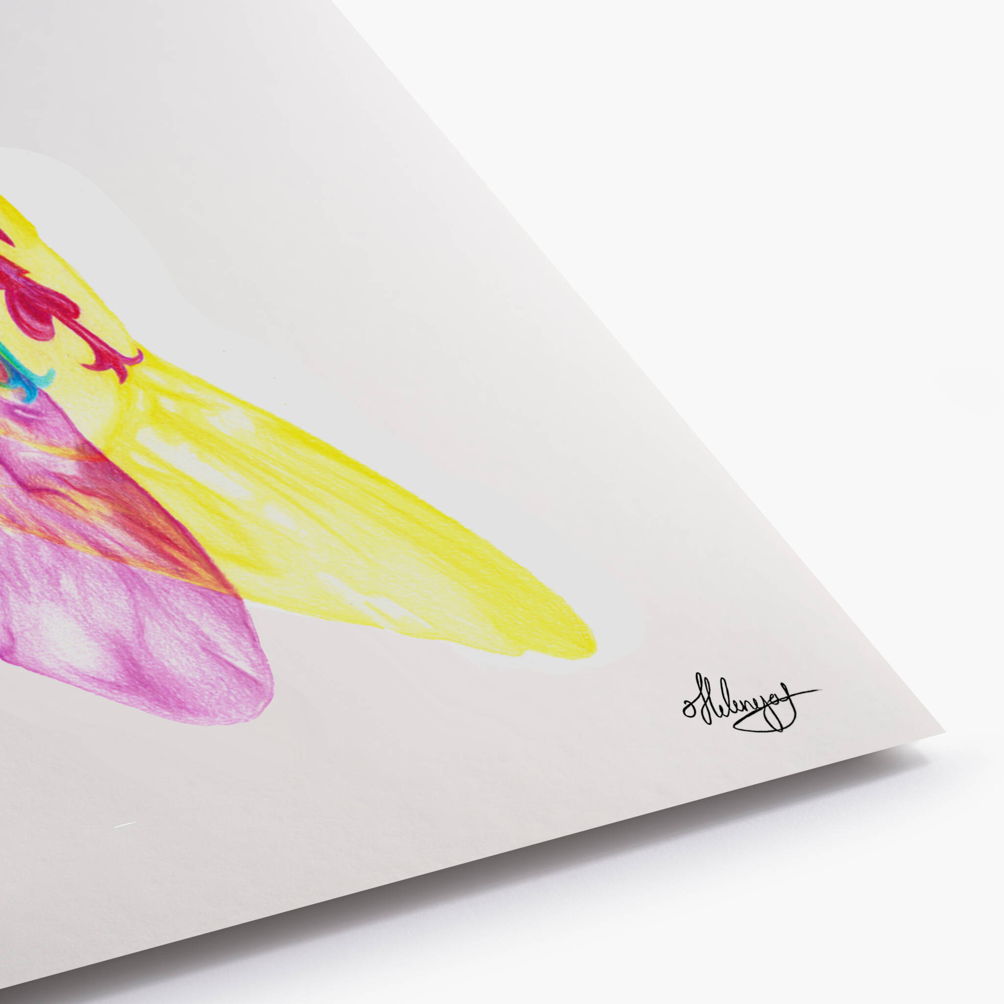 ‘IRIDESCE’: Light Reactive Drawing – Fine Art Giclée Print on Archival ...
