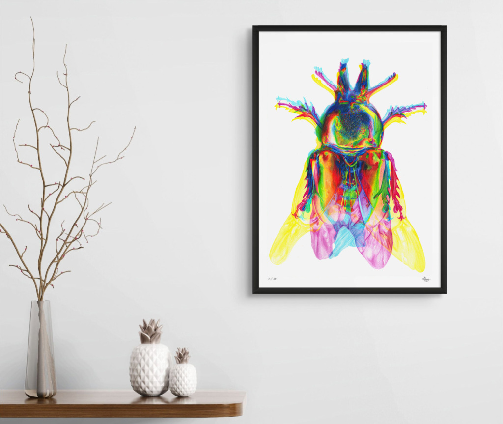 ‘IRIDESCE’: Light Reactive Drawing – Fine Art Giclée Print on Archival ...